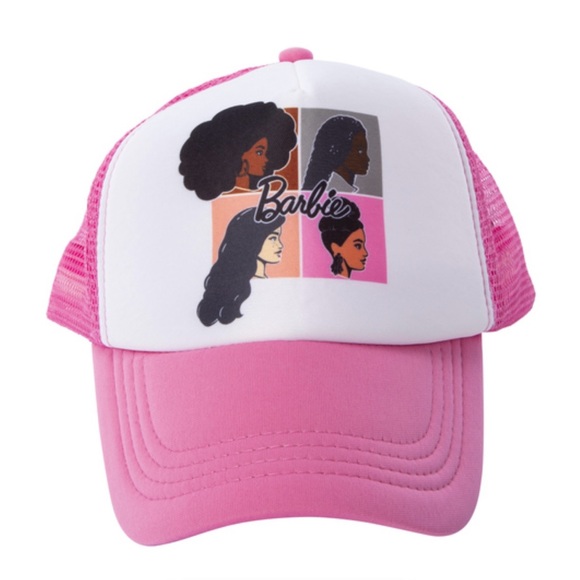Barbie | Accessories | Barbie Pink And White Baseball Cap | Poshmark